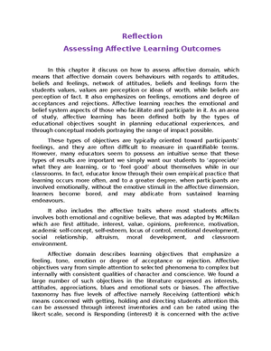 My Field Study Experience FS1 - OBSERVATION OF TEACHING-LEARNING IN ...