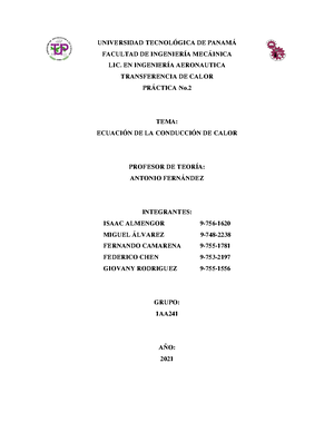 Informe 6 Arreglo DE Bombas EN Serie Y Paralelo - UNIVERSIDAD TECNOL”GICA DE PANAM¡ FACULTAD DE ...