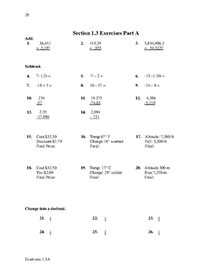 Exercises 2-3B - 88 Exercises 2 Section 2 Exercises Part B Using the ...
