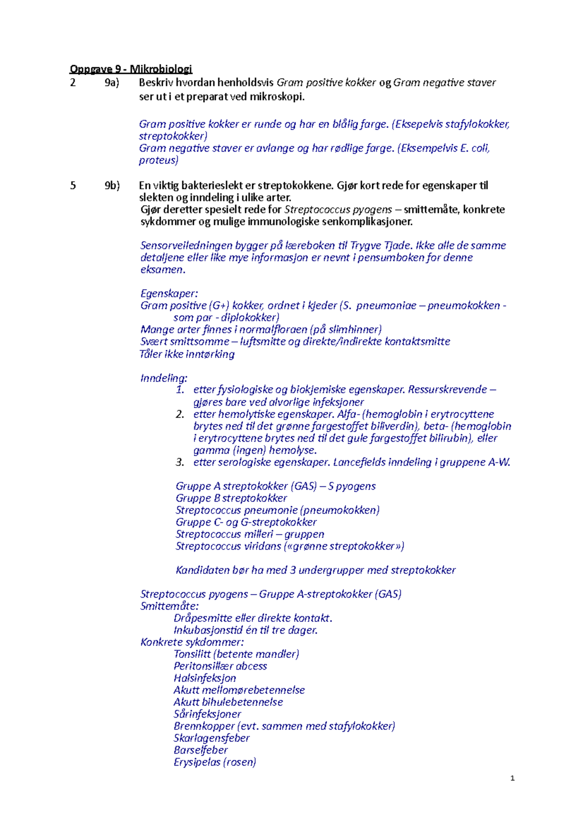 Sykepleie bsm1 anatomi fysiologi genetikk ern%C3%A6ring 19 - Oppgave 9 ...