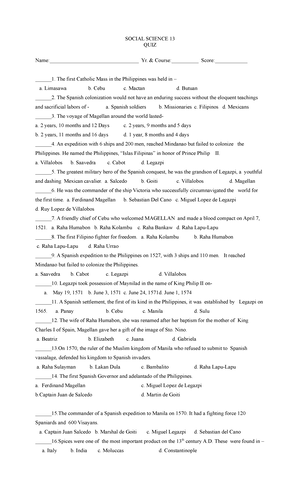 History 1253 1501 - This is fun. - Readings of the Philippine History ...