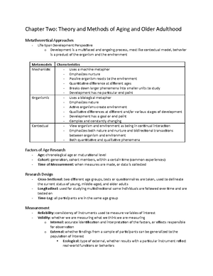 Chapter 5 - memory - Chapter Five: Memory The Developmental Study of ...