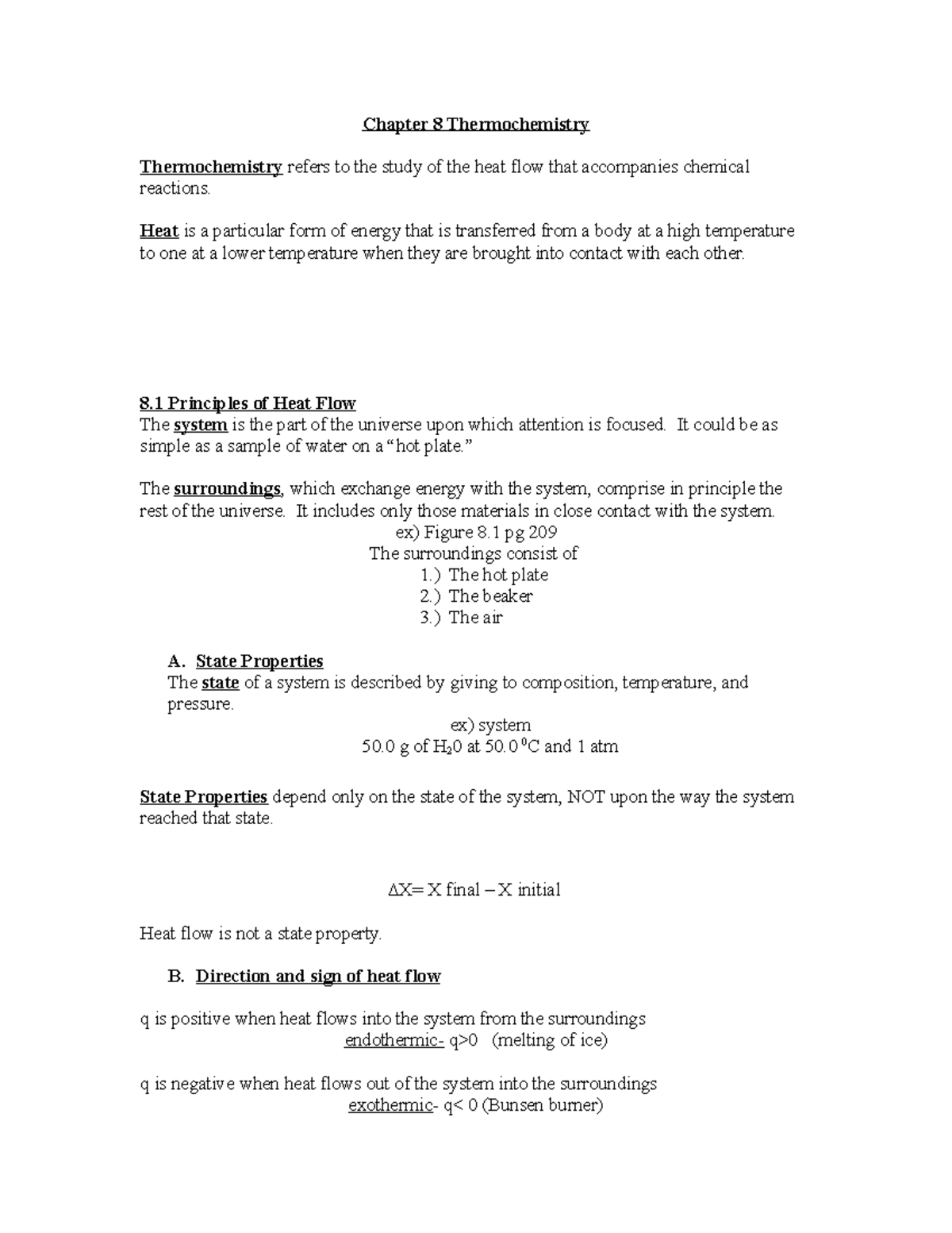 Chapter 8 Thermochemistry - Introduction to thermodynamics in Chemistry ...