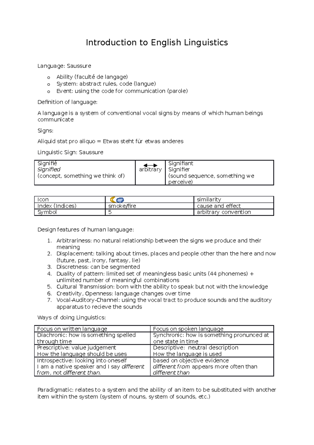 Introduction to English Linguistics - Introduction to English ...
