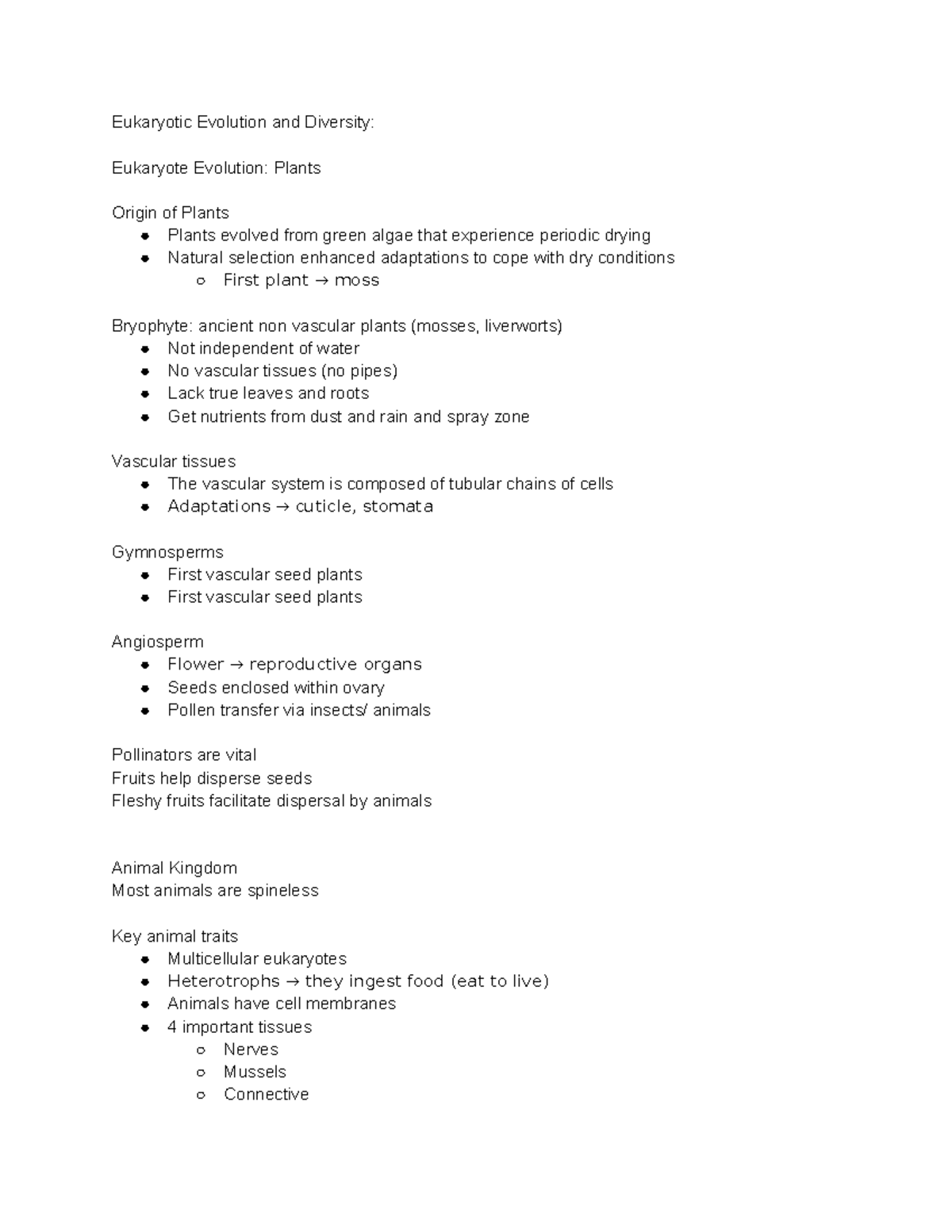 Eukaryotic Evolution And Diversity Eukaryotic Evolution And Diversity 9364