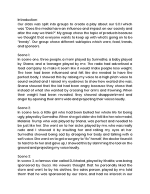 Gote sheet for monologue - Your name: Tra Nguyen (Cindy) GOTE SHEET 1 ...