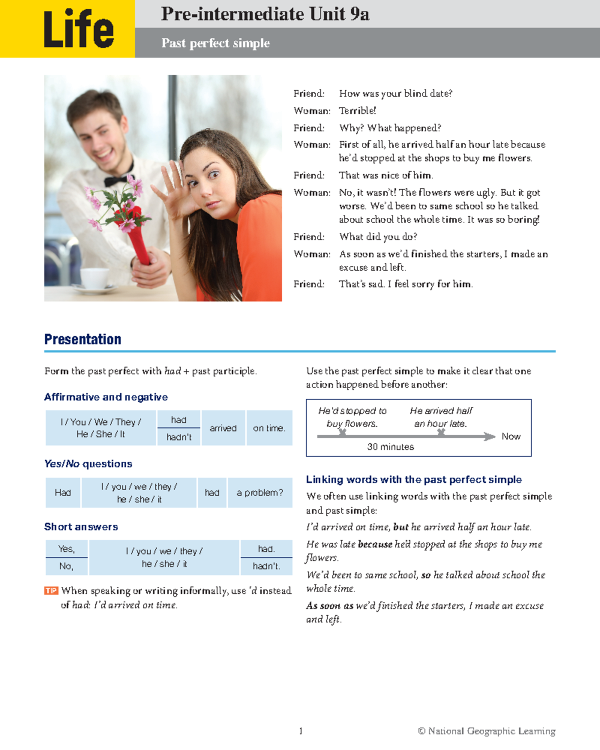 86541 Pre-Intermediate GW 09a - ####### 1 © National Geographic ...