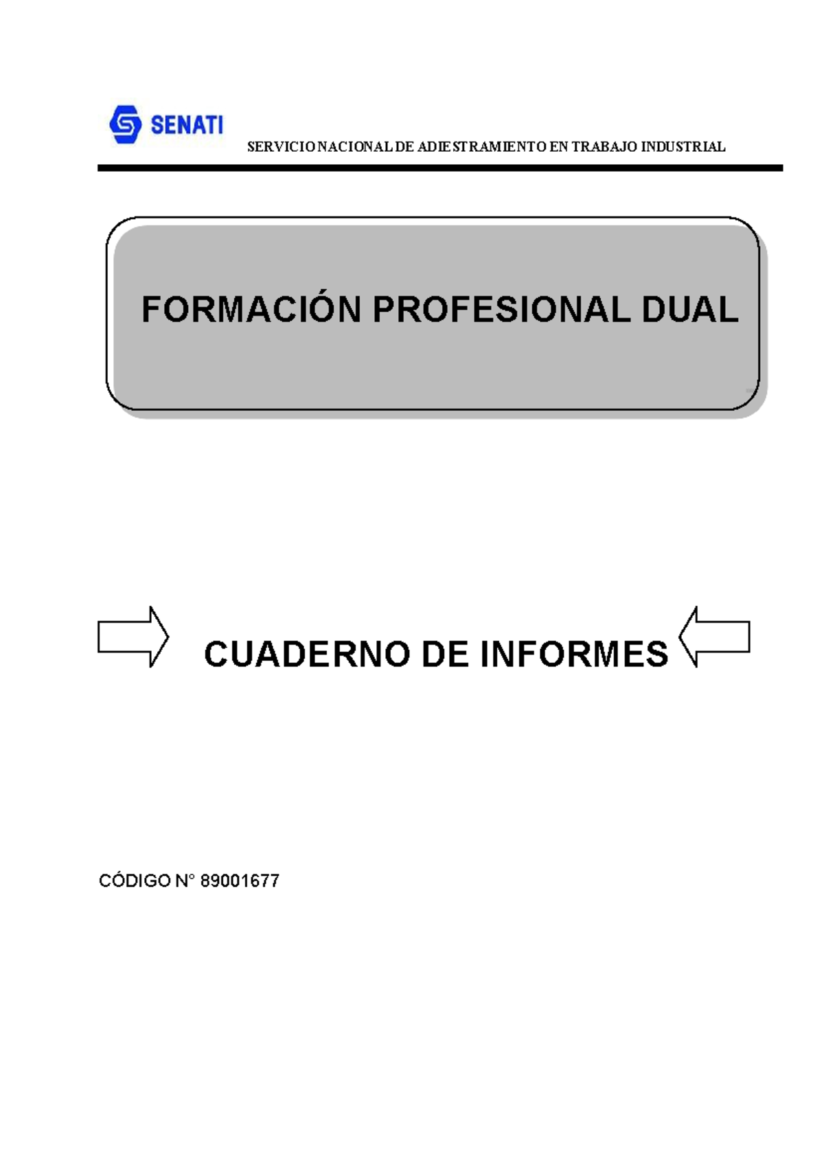 Ejemplo DE Informe - kkhj - SERVICIO NACIONAL DE ADIESTRAMIENTO EN ...