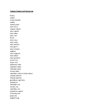 BIO 108 Week 2 Lab List - lab list for practicals - BIO 108 Week 2 Lab ...