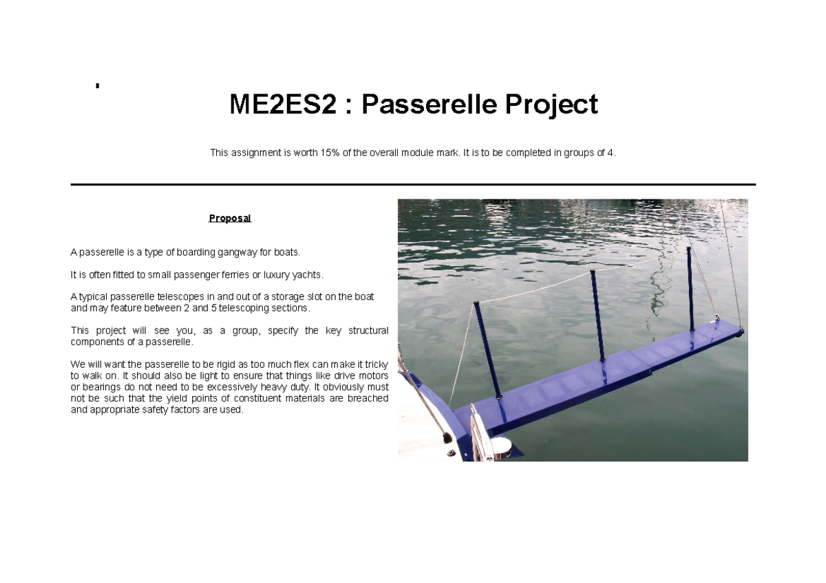 ME2ES2-solid mechanics project 2022-23e - ME2ES2 : Passerelle Project ...