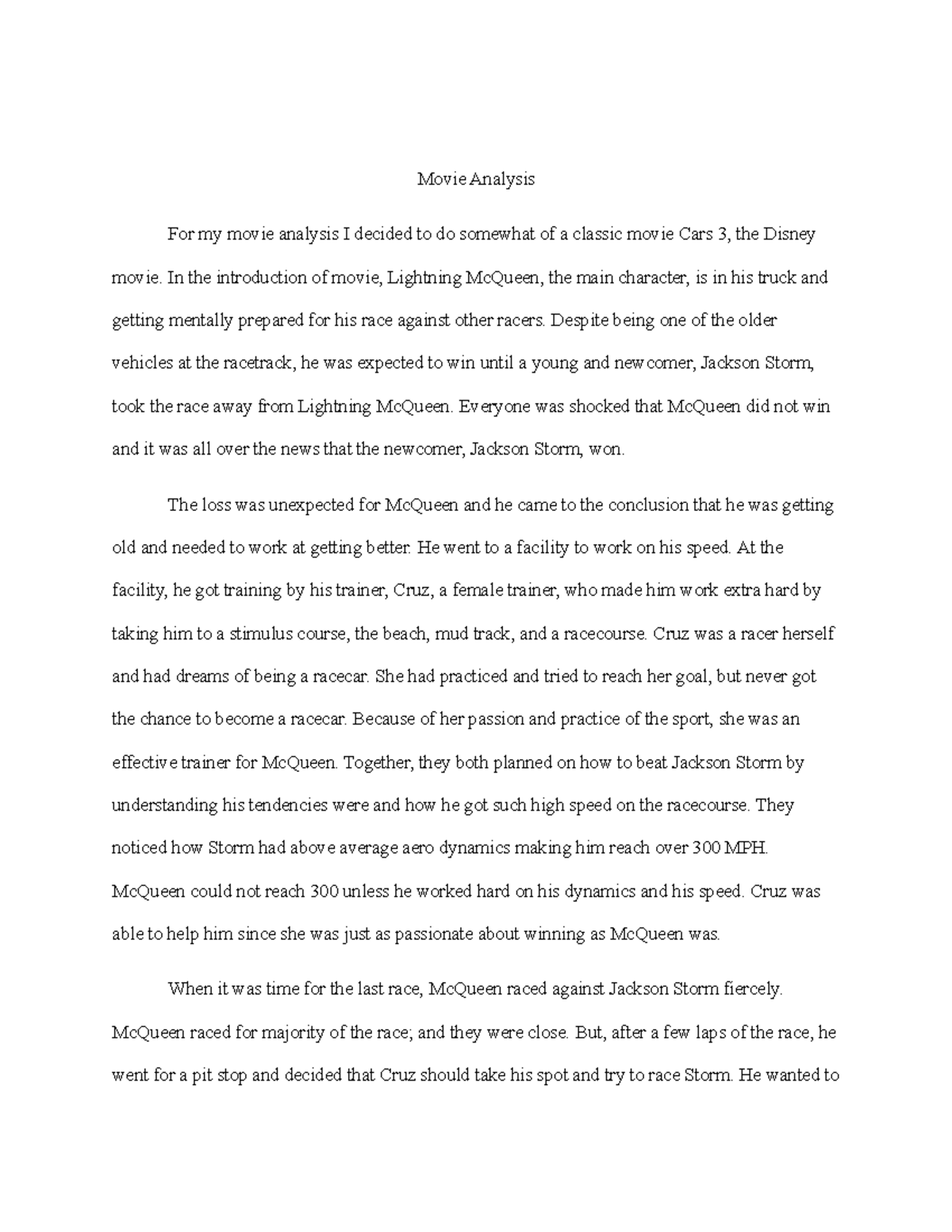 Movie Analysis - Movie Analysis For my movie analysis I decided to do ...