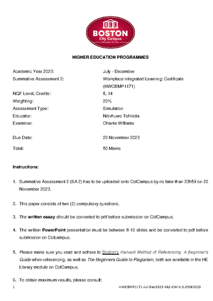 [Solved] Using the information provided in the compulsory sources ...