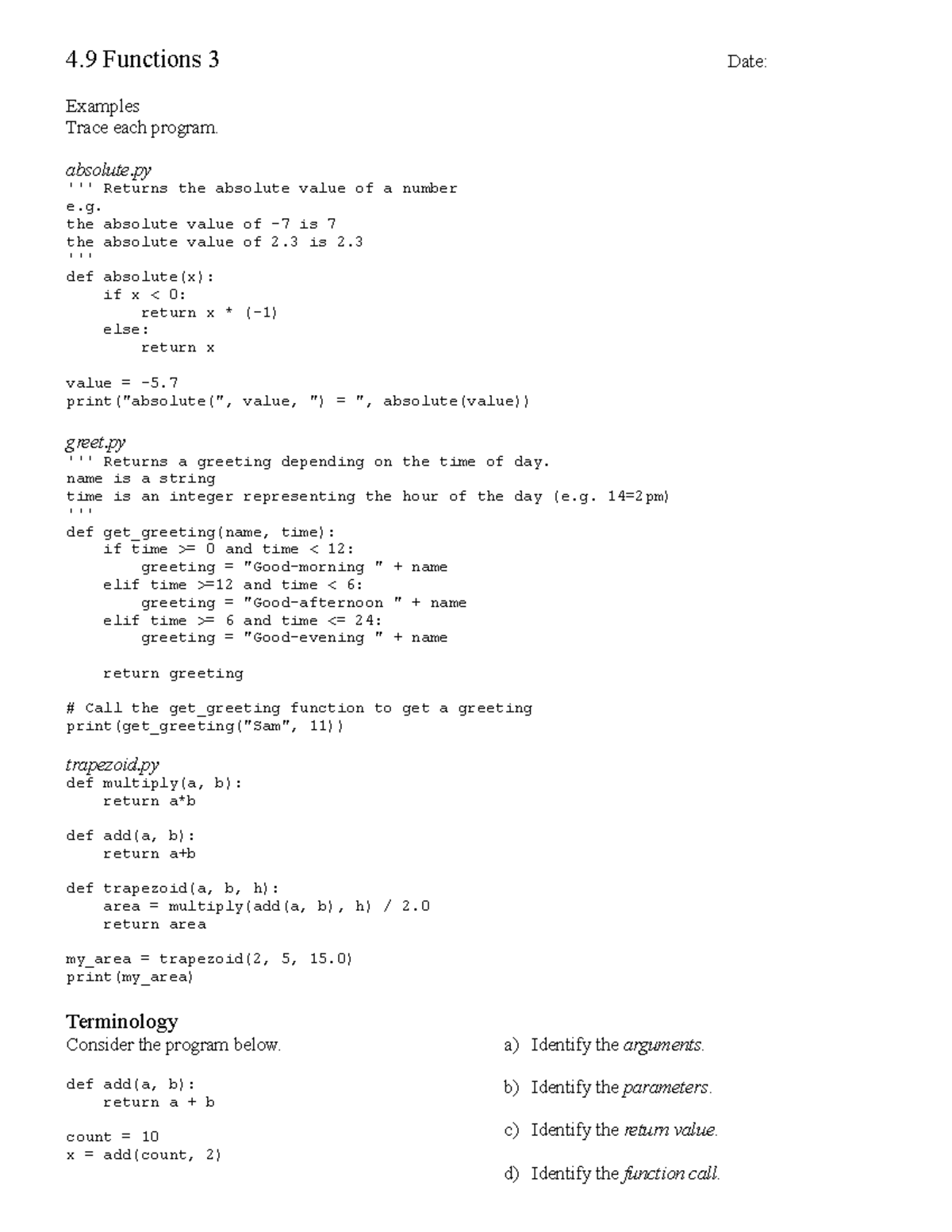 4.9 Functions 3 - It is an awesome way to just learn and suceeed. This ...