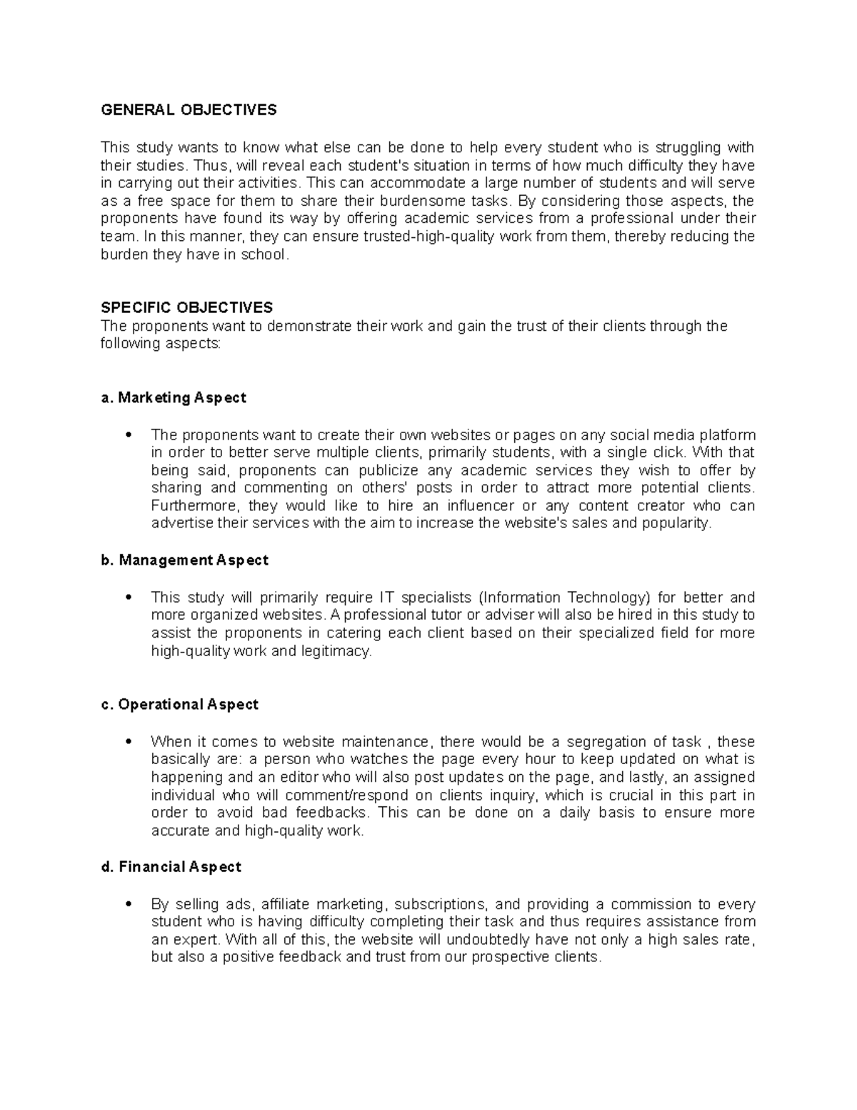 Imban baho - accountancy - GENERAL OBJECTIVES This study wants to know ...