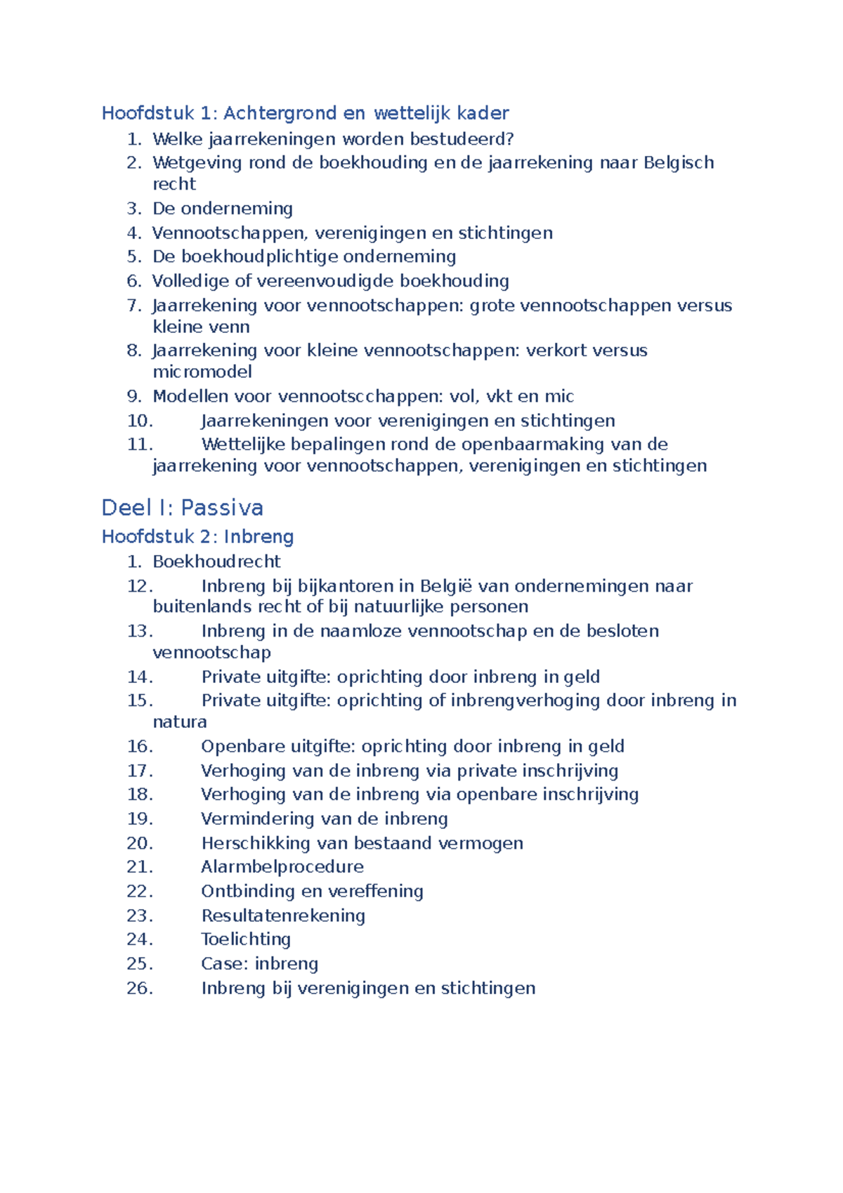 Inhoudstafel - Hoofdstuk 1: Achtergrond en wettelijk kader Welke ...