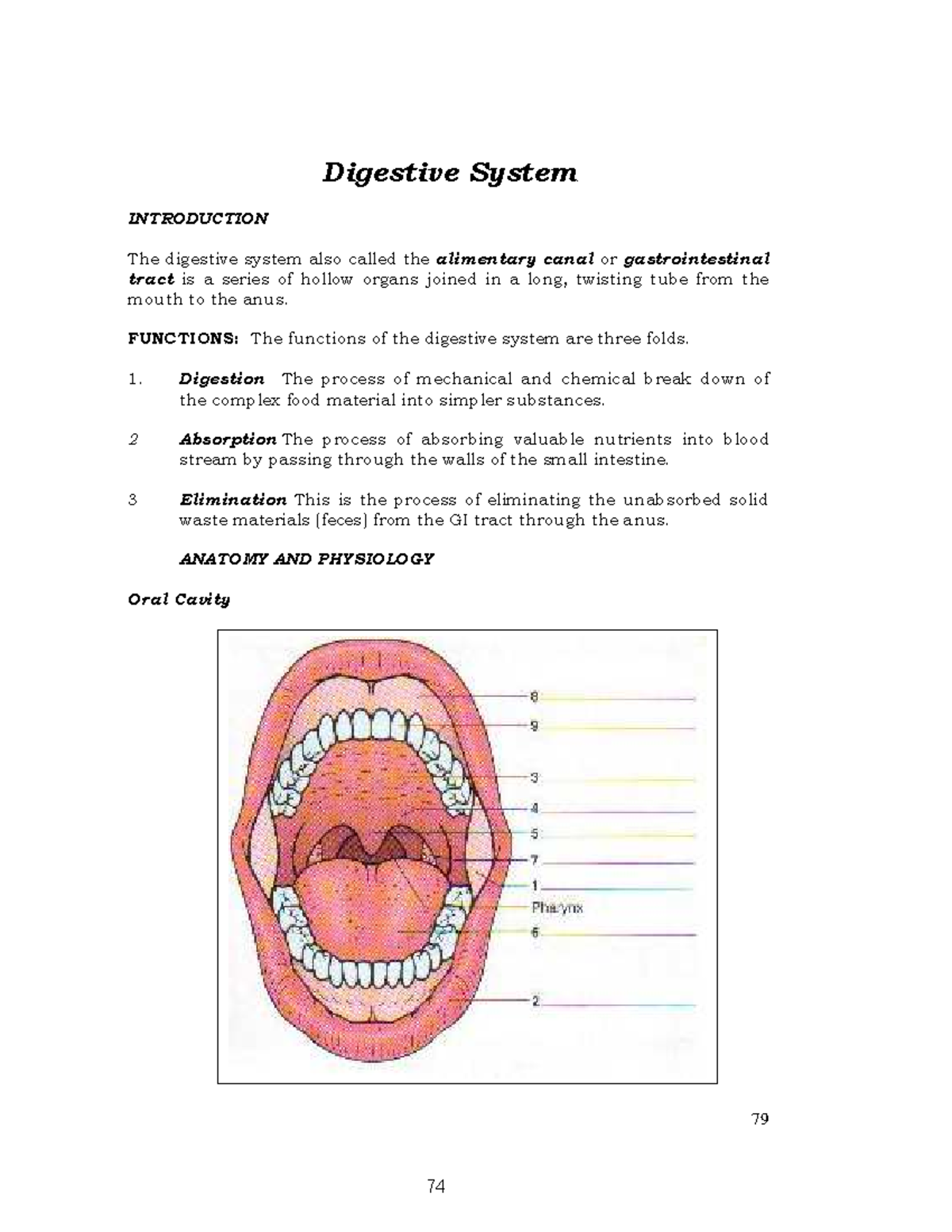 Anatomy and Physiology of Digestive system - 79 Digestive System ...