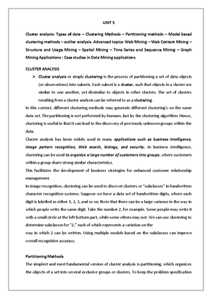DM(U4) - Data Mining Lecture Notes - UNIT- 4 Classification ...