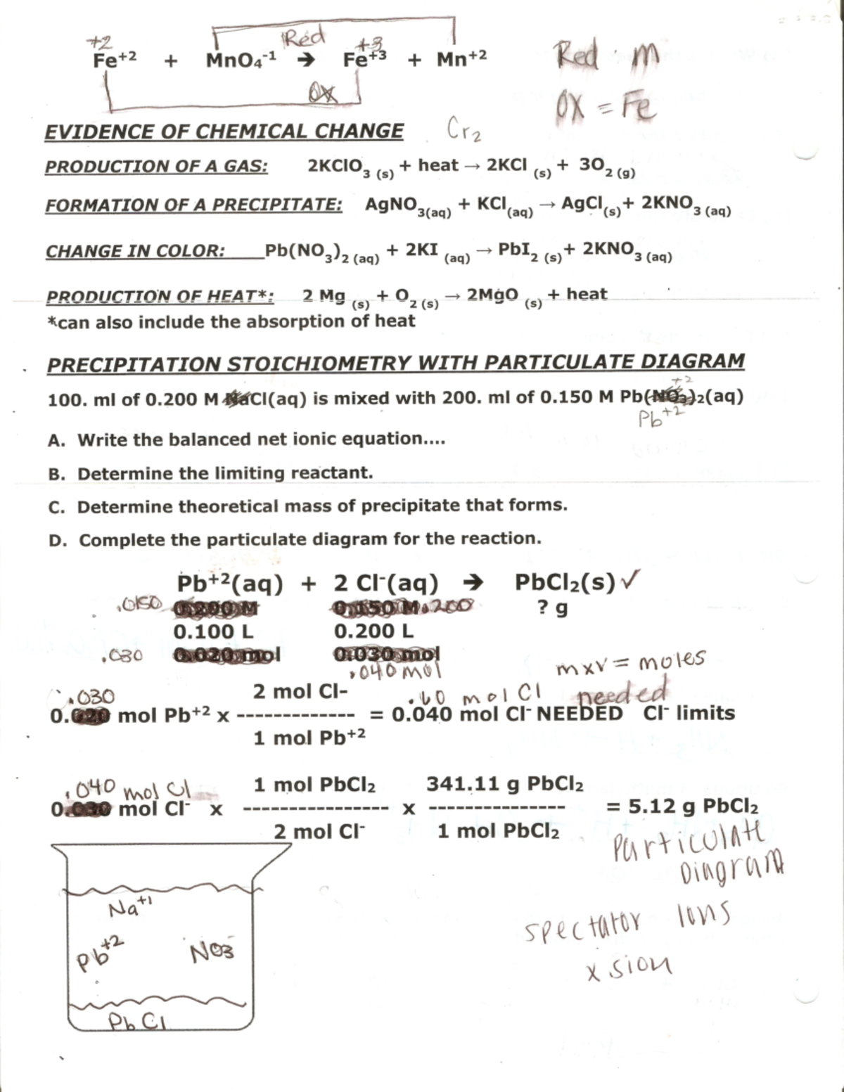 Chemical Reactions pg 4 - CHM 2045 - Studocu