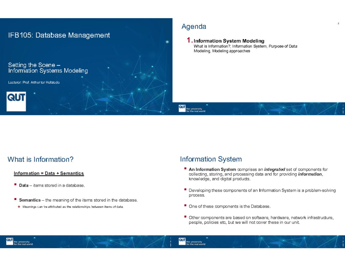4 Introduction to Da-s1-full - CRICOS No IFB105: Database Management ...