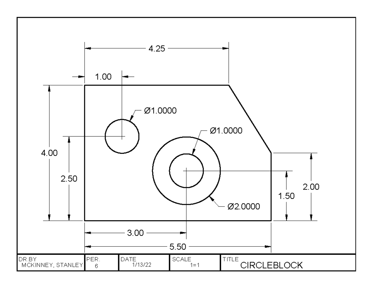 Mckinney Circle Block-Model - Eng 1051 - DR, STANLEY PER. 6 DATE1/13/22 ...
