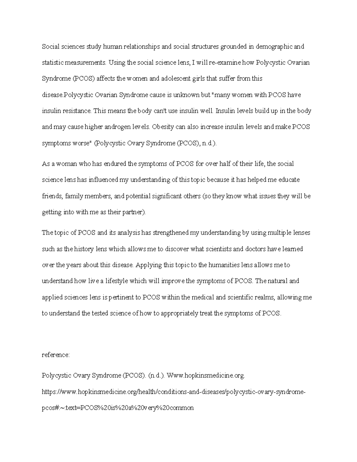 Module 6 discussion - Social sciences study human relationships and ...