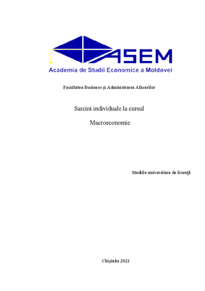 Tema 1. macroeconomie - Macroeconomia - Tema 1. Obiectul de studiu al ...