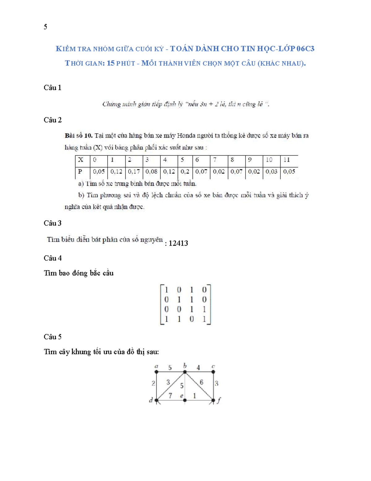 KTra06C3 - sdfsdfsdf - tài liệu khác - 5 KIỂM TRA NHÓM GIỮA CUỐI KỲ ...