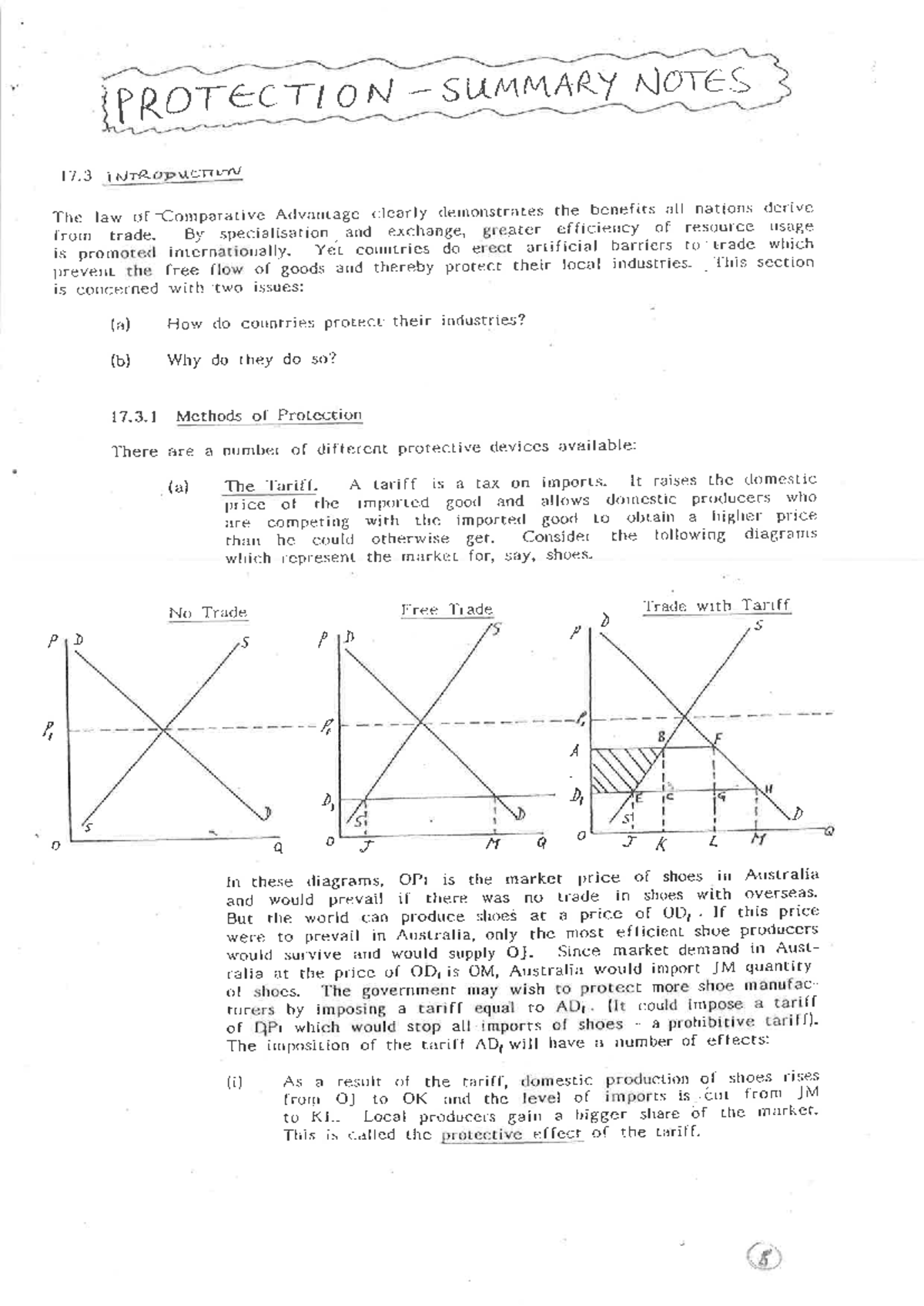 Protection Methods - PROTECTION SUMMARY NOTES 17 INTRODUCTION The law ...