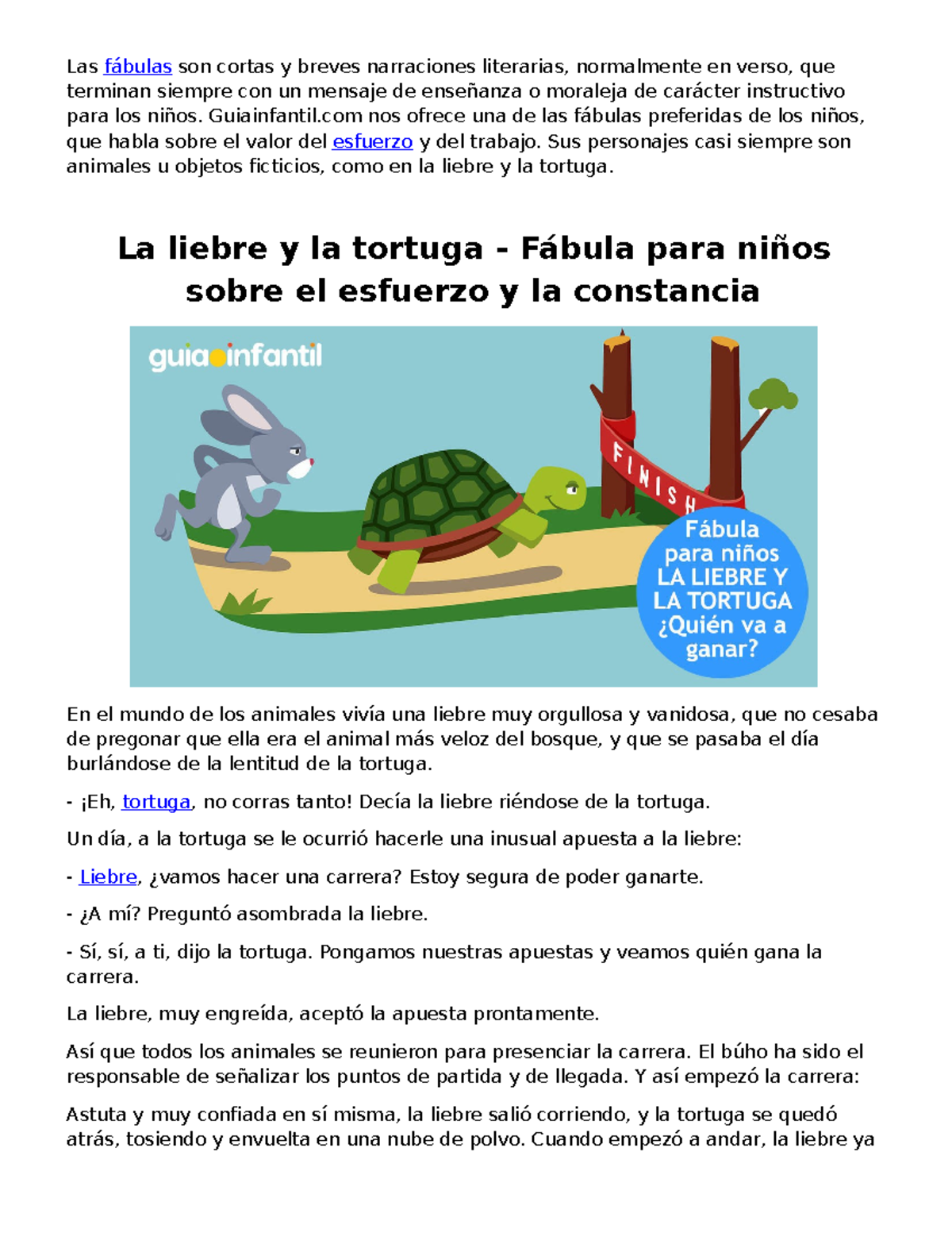 Fabulas y leyendas - Las fábulas son cortas y breves narraciones ...