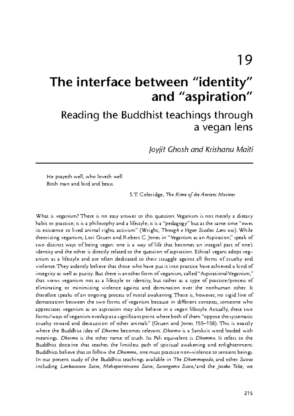 The Interface between Identity and Aspir - 19 The interface between ...