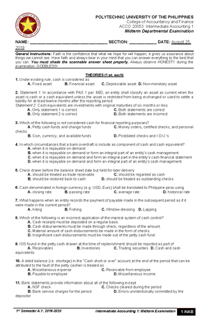 Bachelor of Science in Accountancy - BSA - PUP - Studocu