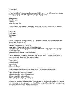 Survey-Questionnaire - Republic of the Philippines Commision on Higher ...