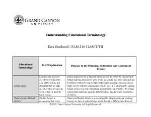 Instructional Models and Strategies - ELM-210 - GCU - Studocu