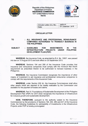 CL2018 68- Standard Chart OF Accounts (SCA) FOR - Republic of the ...