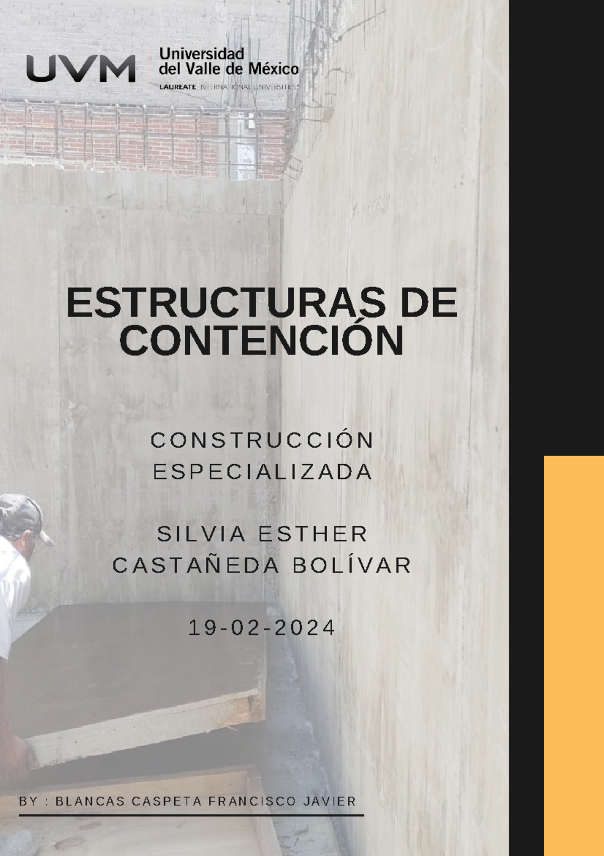 Estructuras de contención - ESTRUCTURAS DE CONTENCIÓN C O N S T R U C C ...