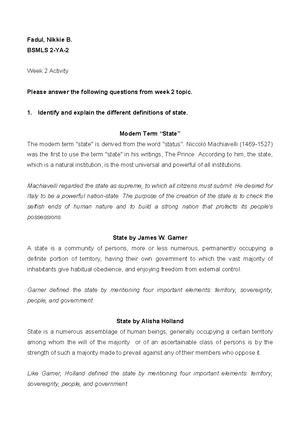 WEEK 14 Article III BILL OF Rights - WEEK 14 ARTICLE III BILL OF RIGHTS ...