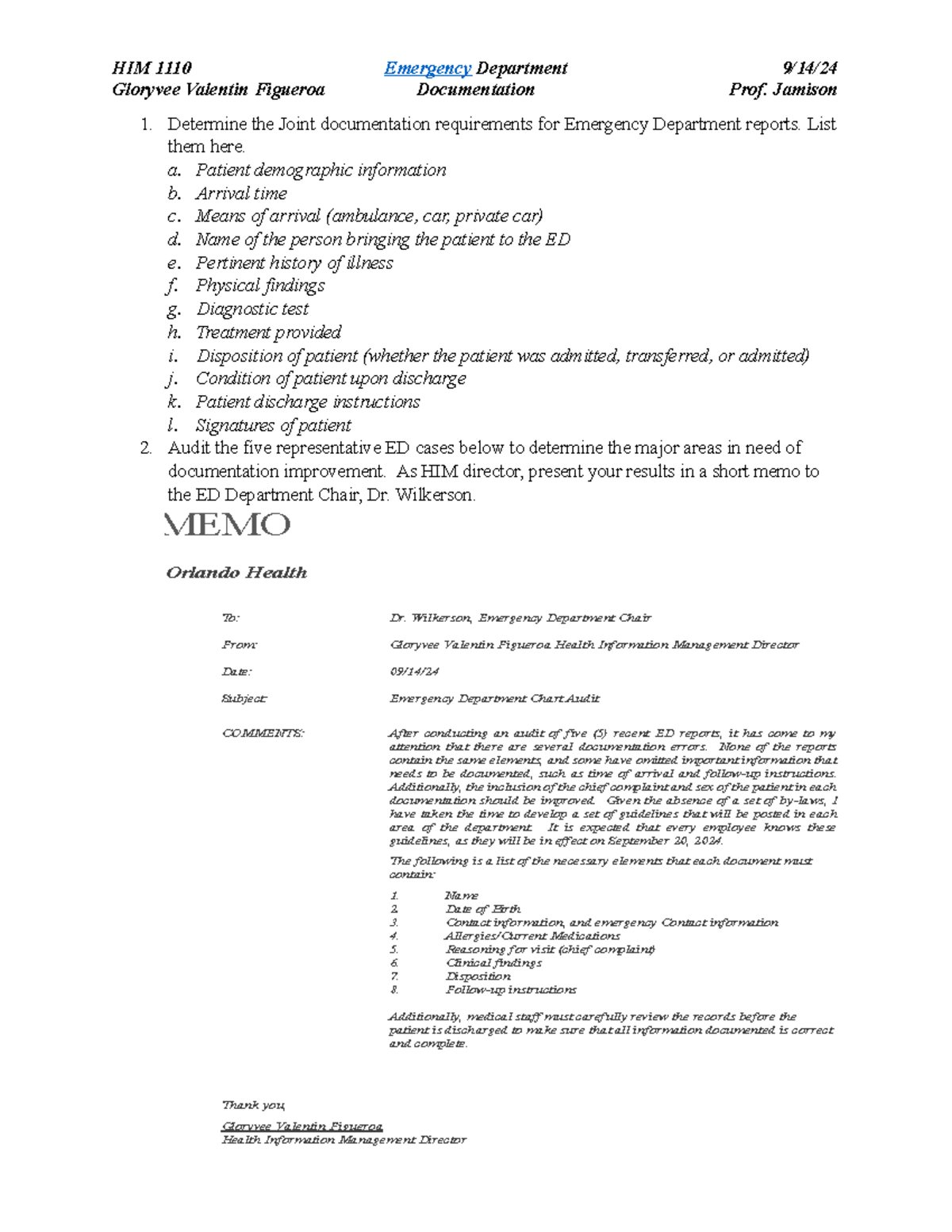 Emergency-Department-Documentation-HIM1110-Health-Data-Concepts - HIM ...
