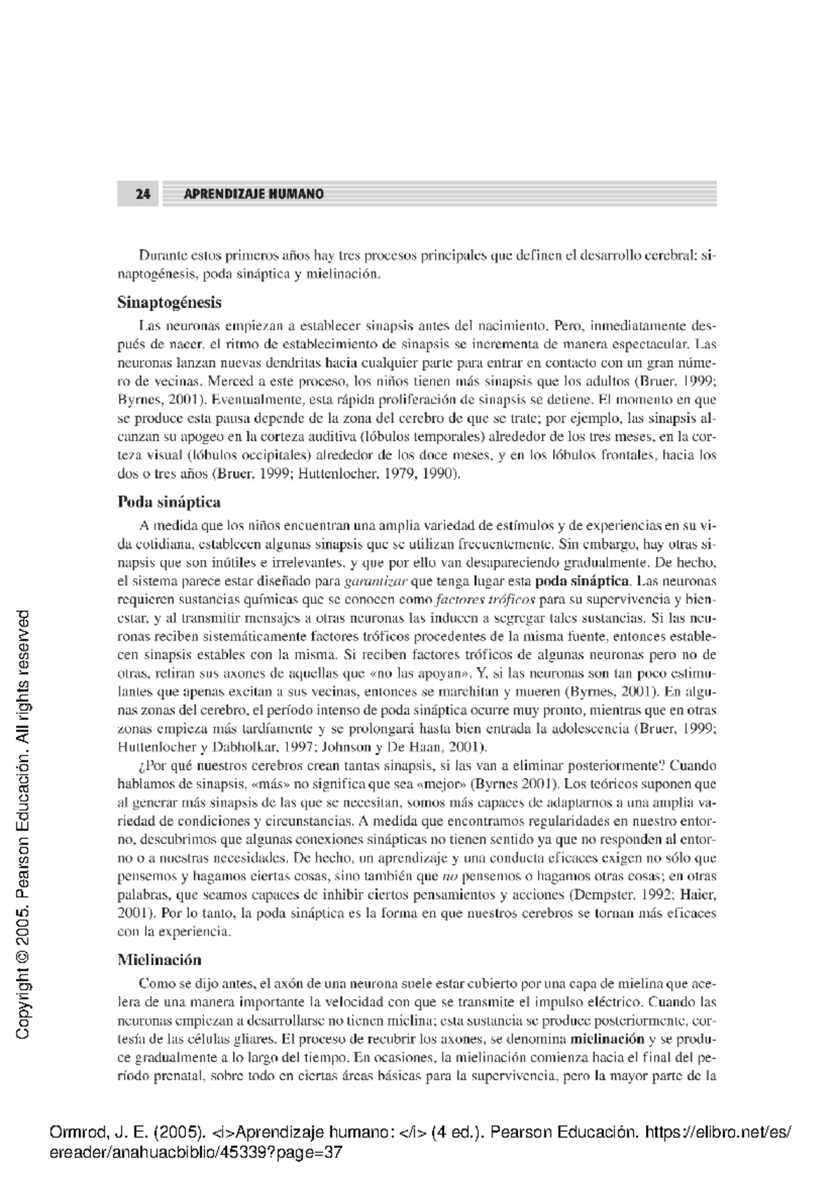 Aprendizaje humano - Ormrod, J. E. (2005). Aprendizaje humano: (4 ed ...