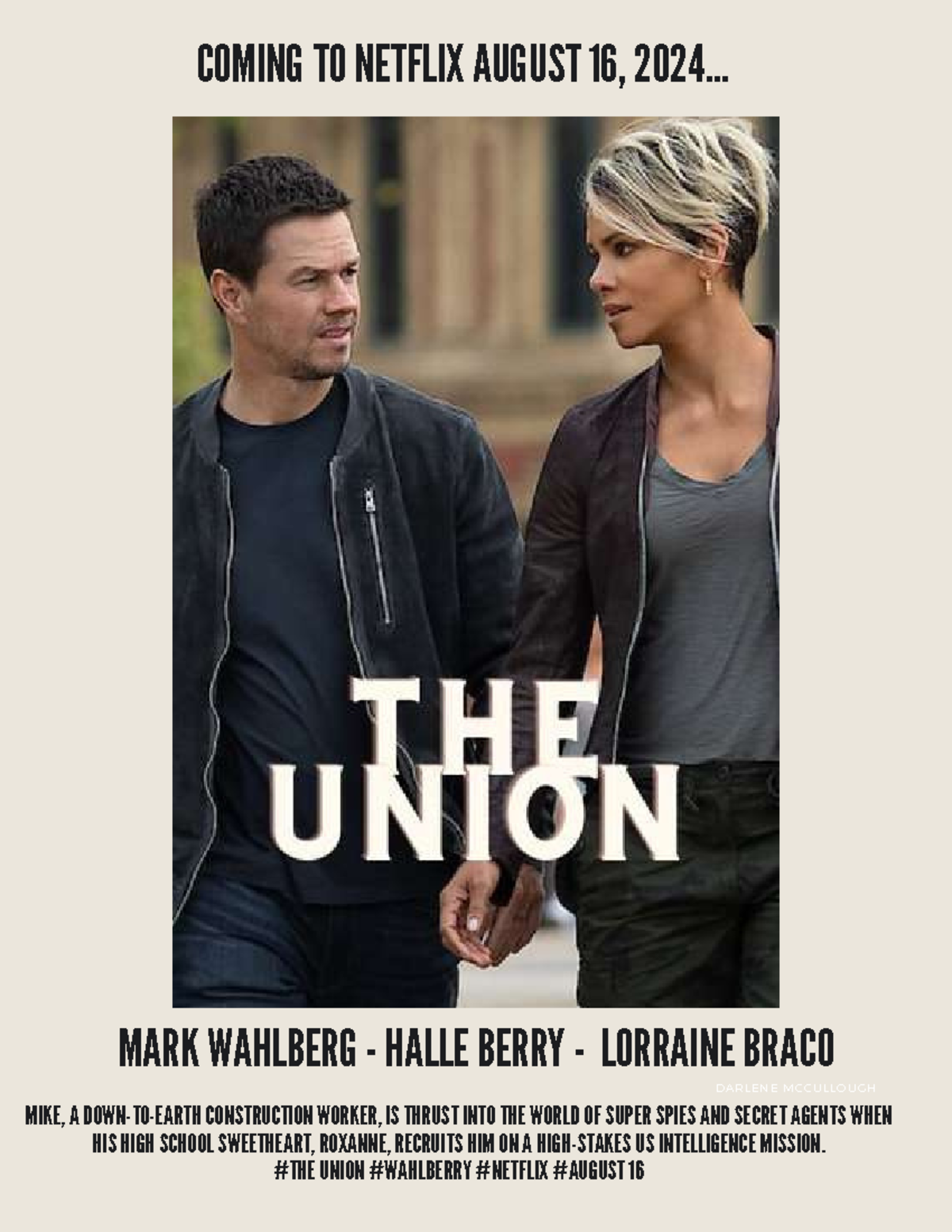 The Union poster - sjdj - MARK WAHLBERG - HALLE BERRY - LORRAINE BRACO ...