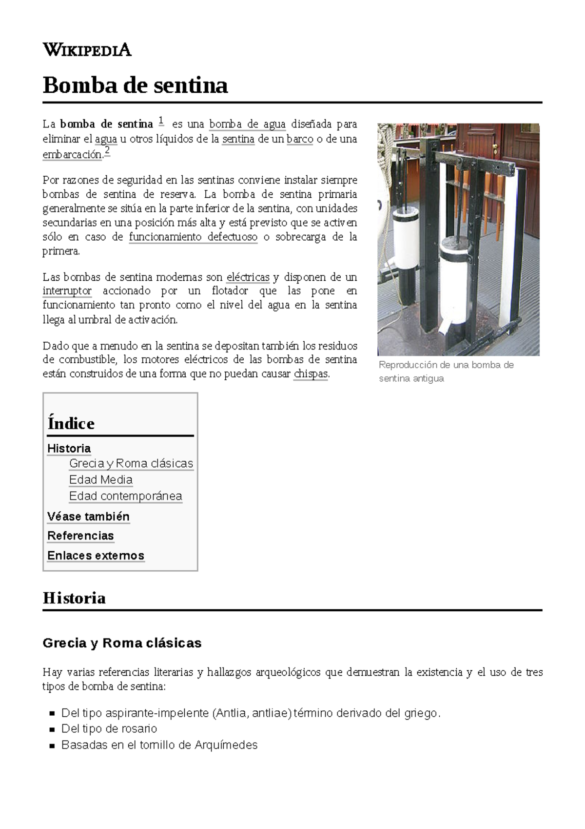 Bomba de sentina - 2 Por razones de seguridad en las sentinas conviene ...