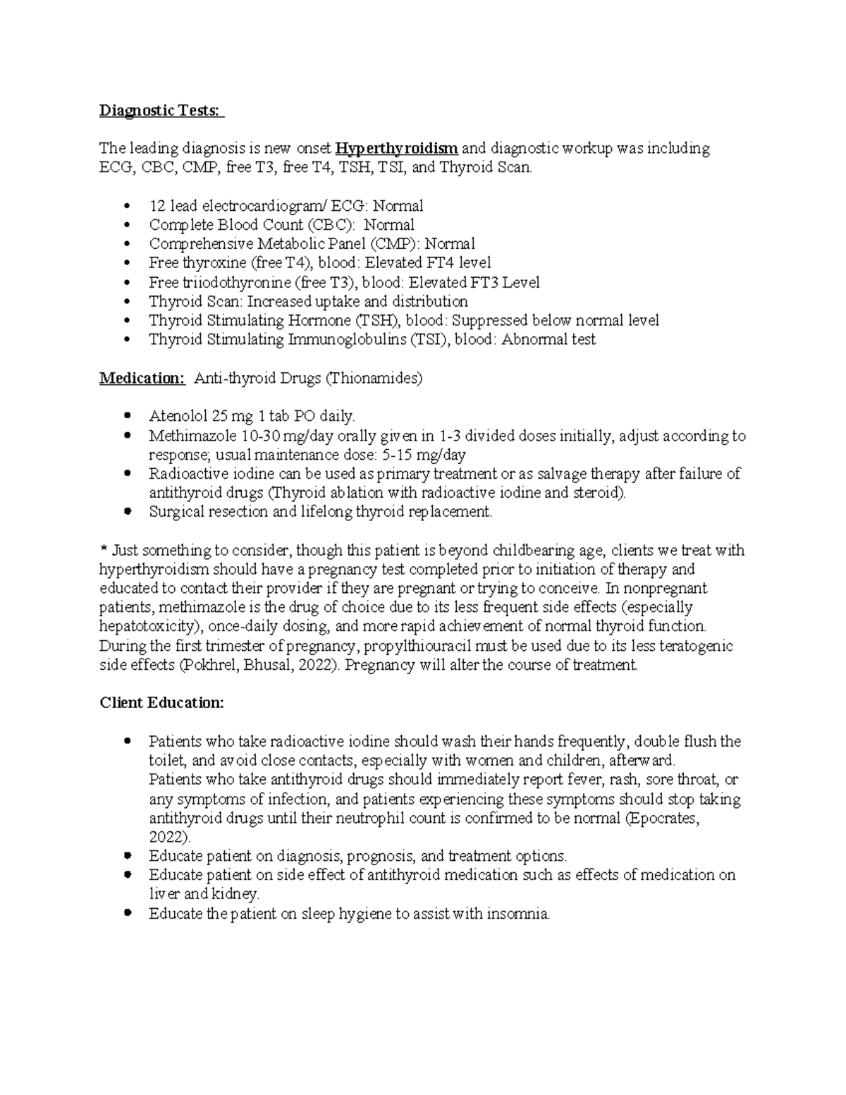 Week#3 Plan, I-Human plan, This is a complete care plan for NR601 ...