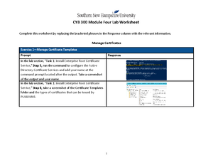 CYB 300 Mod 7-1 Project Richard Renault - Assignment: 7-1 Final Project Submission: System and ...