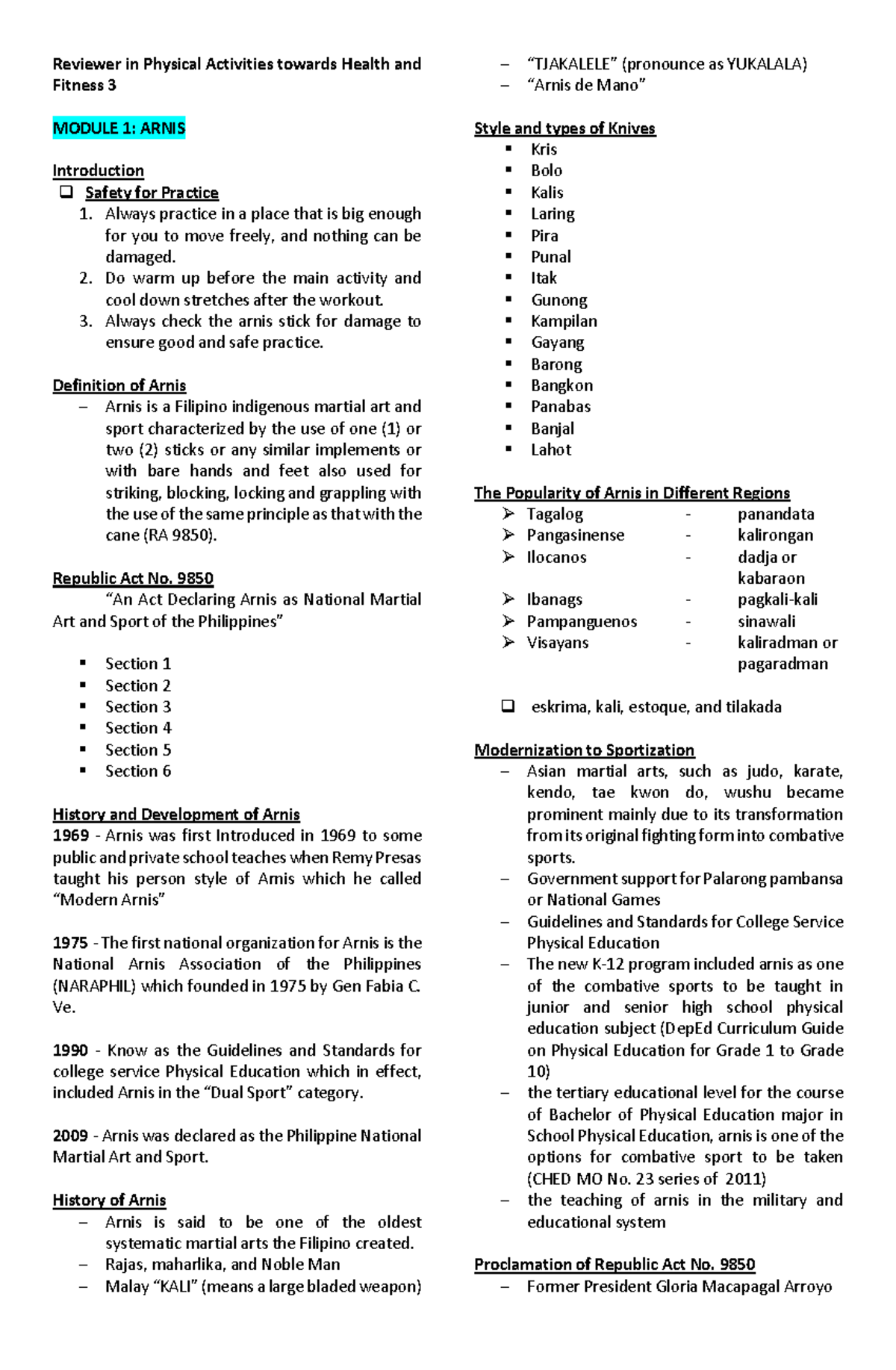 Complete Reviewer in Physical Activities towards Health and Fitness 3 ...