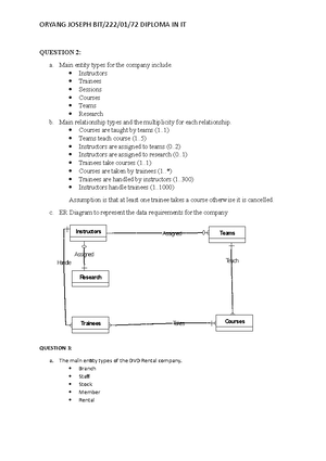 CSI 3105 EN Principls of Database systems 1 - Database system ...
