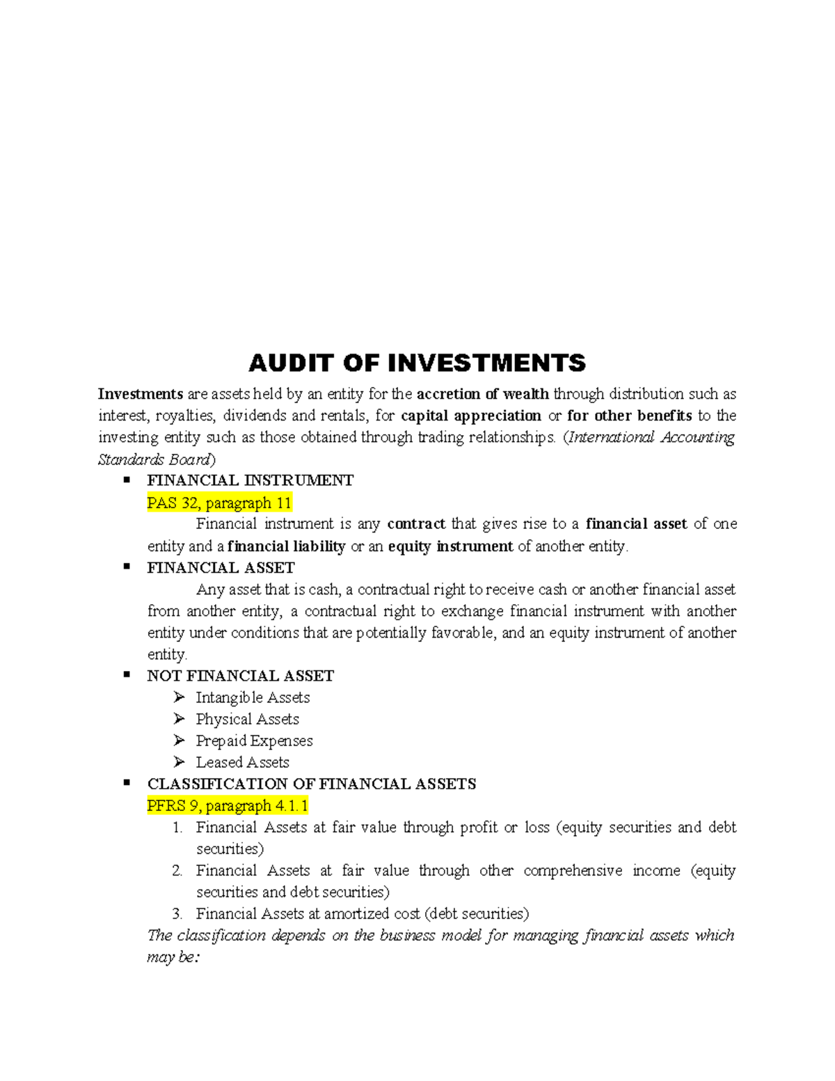 Auditing-problem-from-audit-of-investment compress - AUDIT OF ...