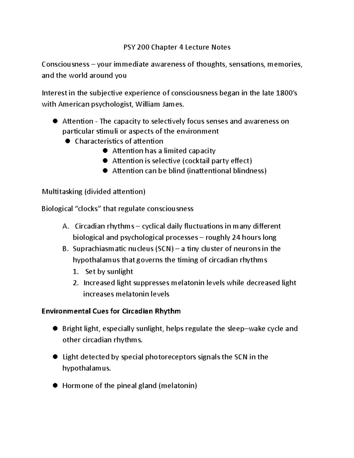 PSY 200 Chapter 4 Lecture Notes revised (1) (1) (1) (1) - PSY 200 ...