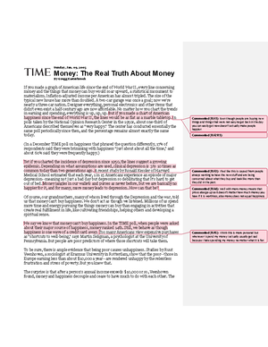 The Real Truth About Money 1 - Sunday, Jan. 09, 2005 Money: The Real ...