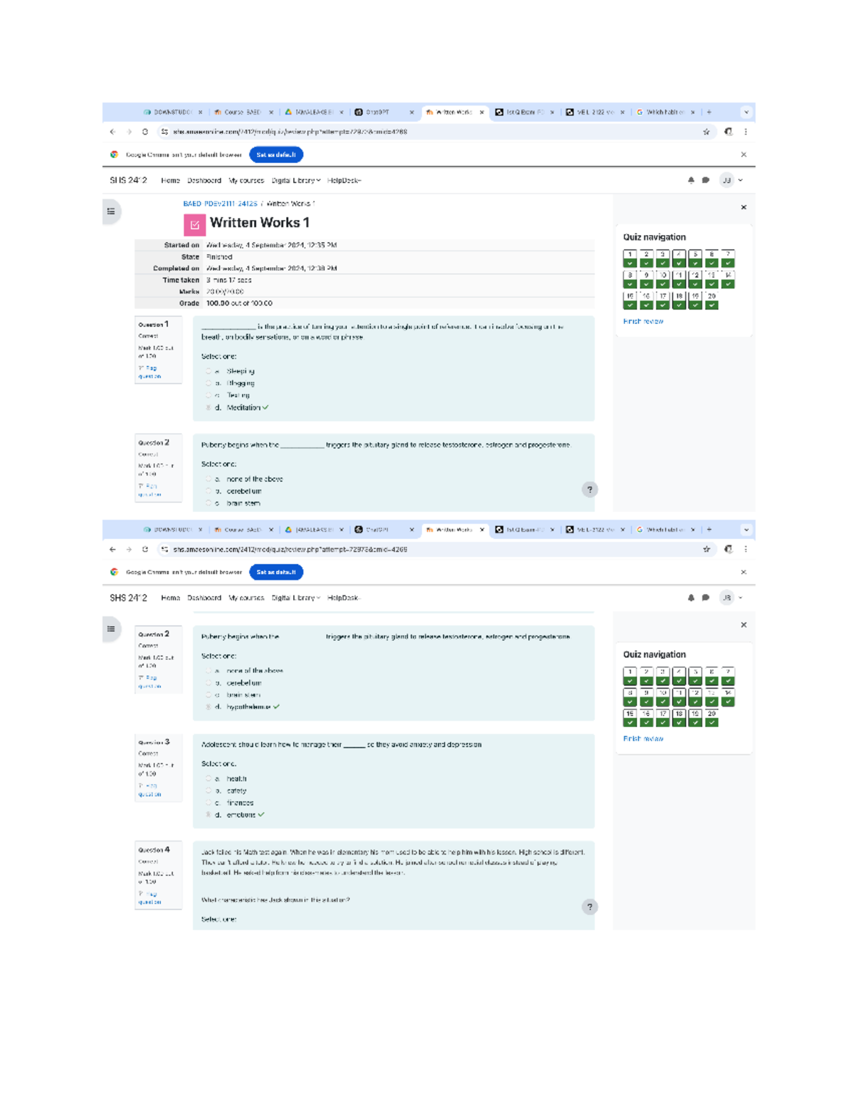 Perfect Perdev LONG QUIZ - DOWNSTUDO in Course: BAED x ChatGPT in ...