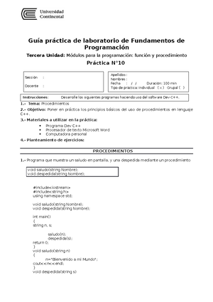 Semana 02 Guia de Practica 02 - (G 06) - Guía práctica N° Fundamentos de Programación Primera ...