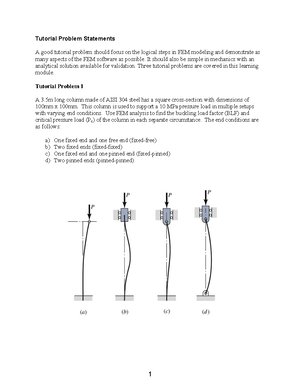 ME471T4 - Elastic Strain Deflection Stability; Failure Theories; Safety ...